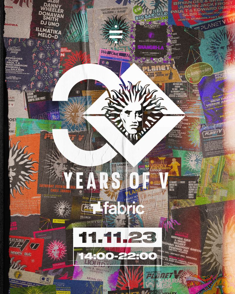 FABRICLIVE: 30 Years of V Recordings – DJ Marky, Krust, Bladerunner, Voltage, Bryan Gee ...
